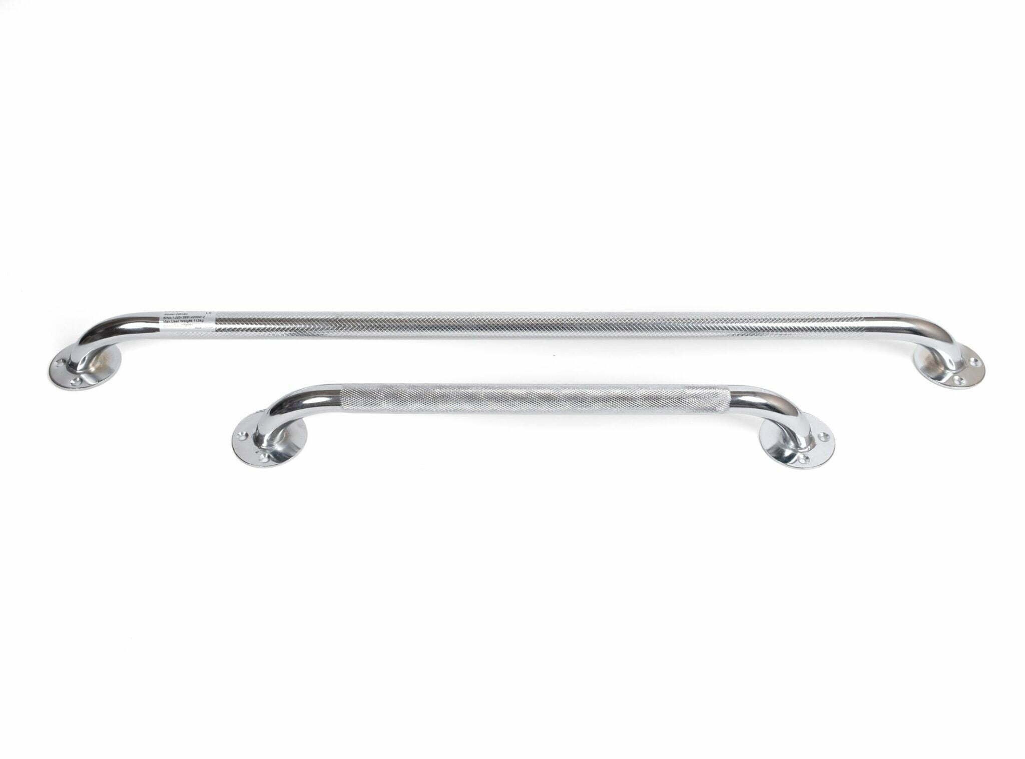 Chrome finish grab rails - Granny Gets a Grip